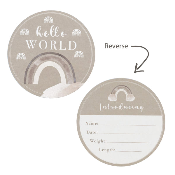 Hello World Gift Set - Rainbow Sloth – Living Textiles Co